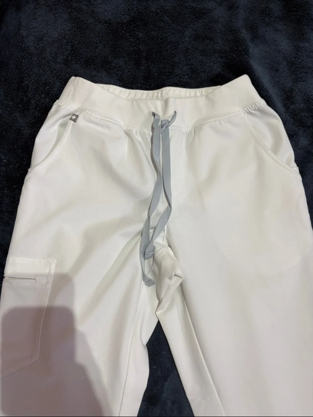 Figs | Pants & Jumpsuits | Figs Optic White High Waisted Zamora Jogger ...